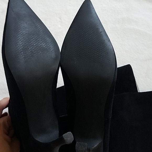 bp | Shoes | Bp Krystal Black Leather Boots | Poshmark